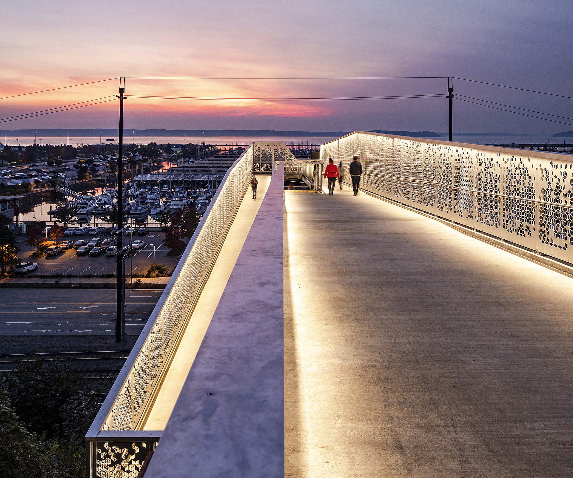 Grand Avenue Pedestrian Bridge - Landau Associates, Inc.
